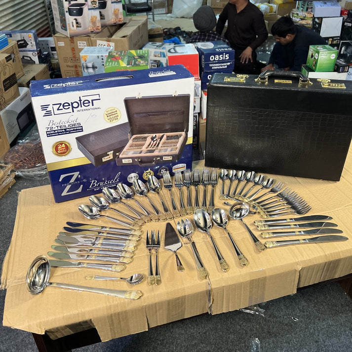 German cutlery box zepter 72 pieces cutlery – Geepas