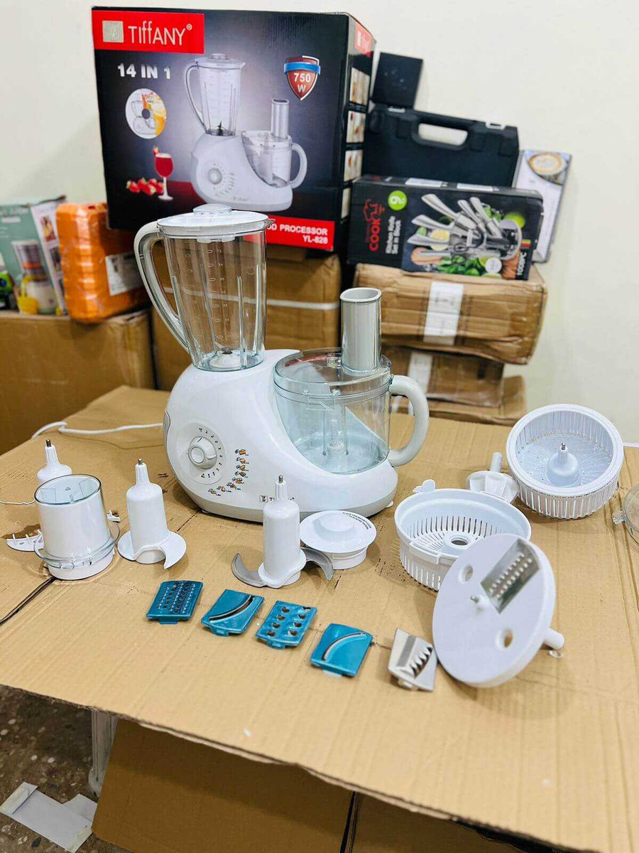 Original italy Lot Tiffany 14 in 1 Food Fectroy(processor) – Geepas