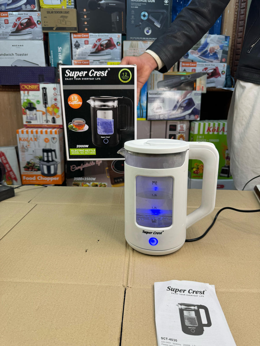 Super Crest GERMANY kettle 1.7 L – Geepas
