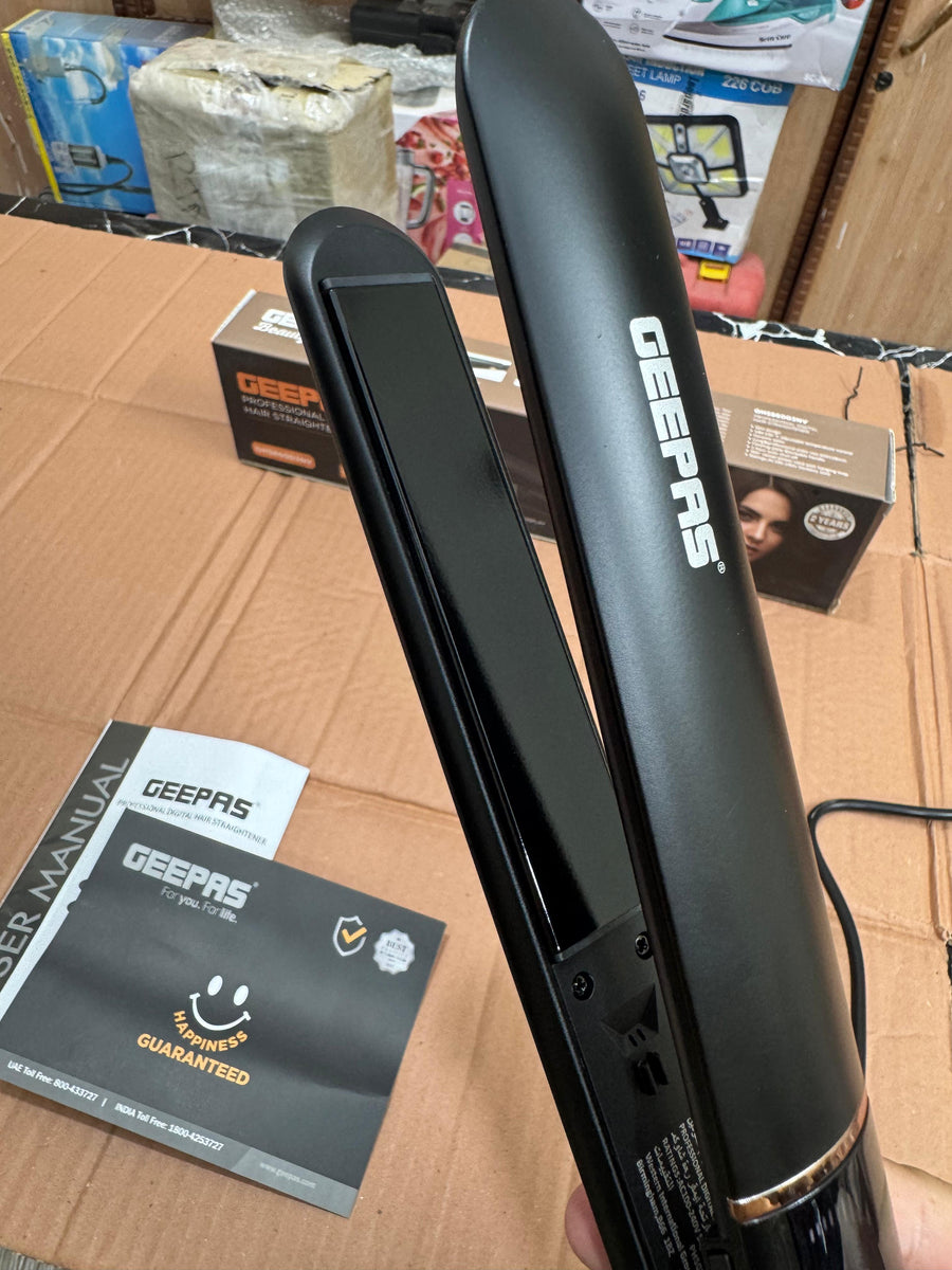 Geepas professional digital hair straightener GHS 86003nv