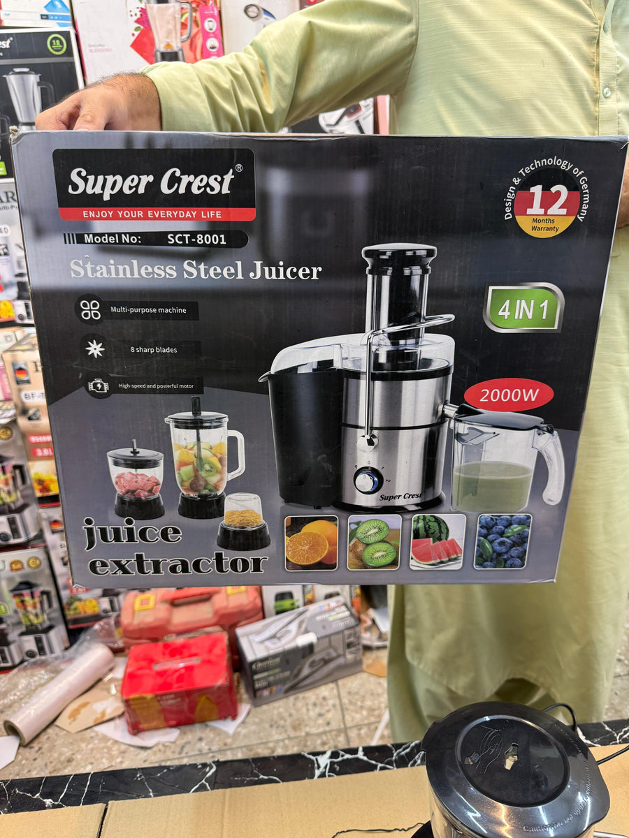 super crest 4 in 1 juicer blender set – Geepas