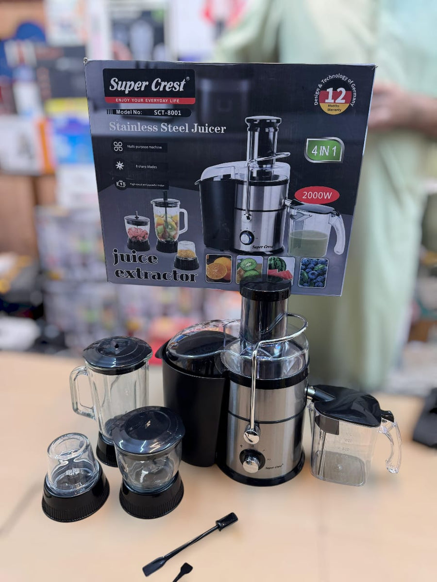 super crest 4 in 1 juicer blender set – Geepas
