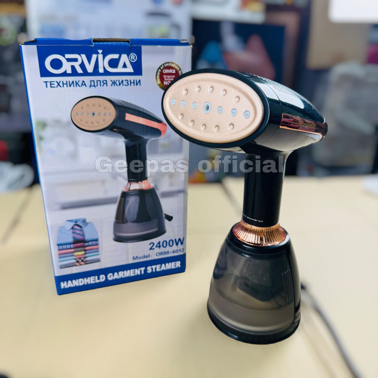 ORVICA hand held multi speed garment steamer – Geepas
