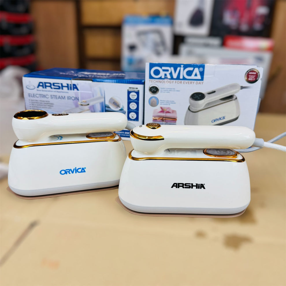 ORVICA & ARSHIA hand held steam iron – Geepas