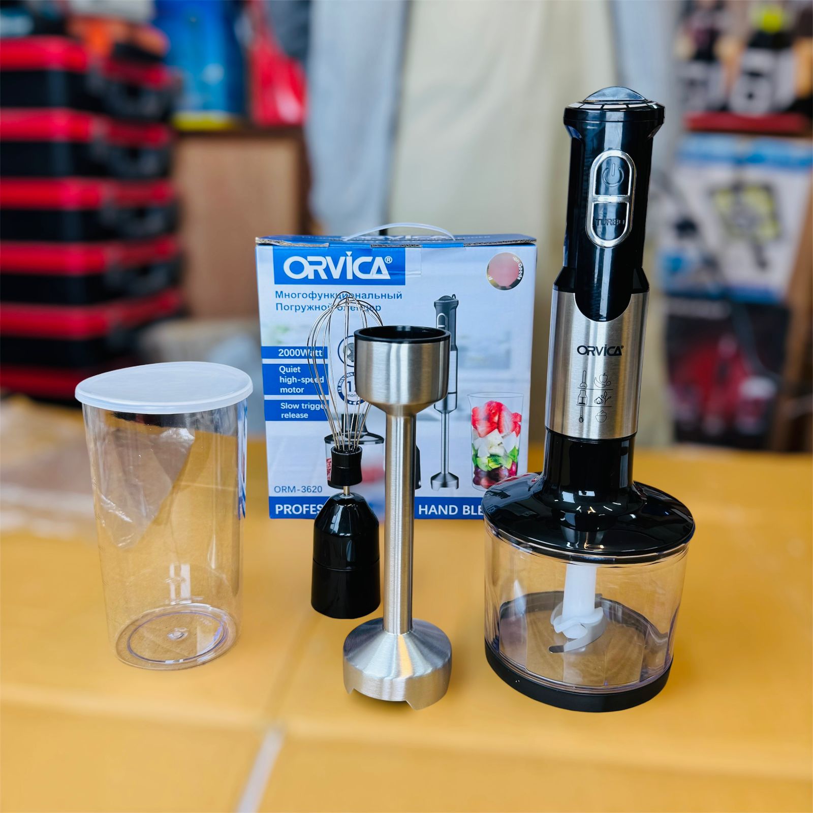 ORVICA 4 in 1 hand blender set – Geepas