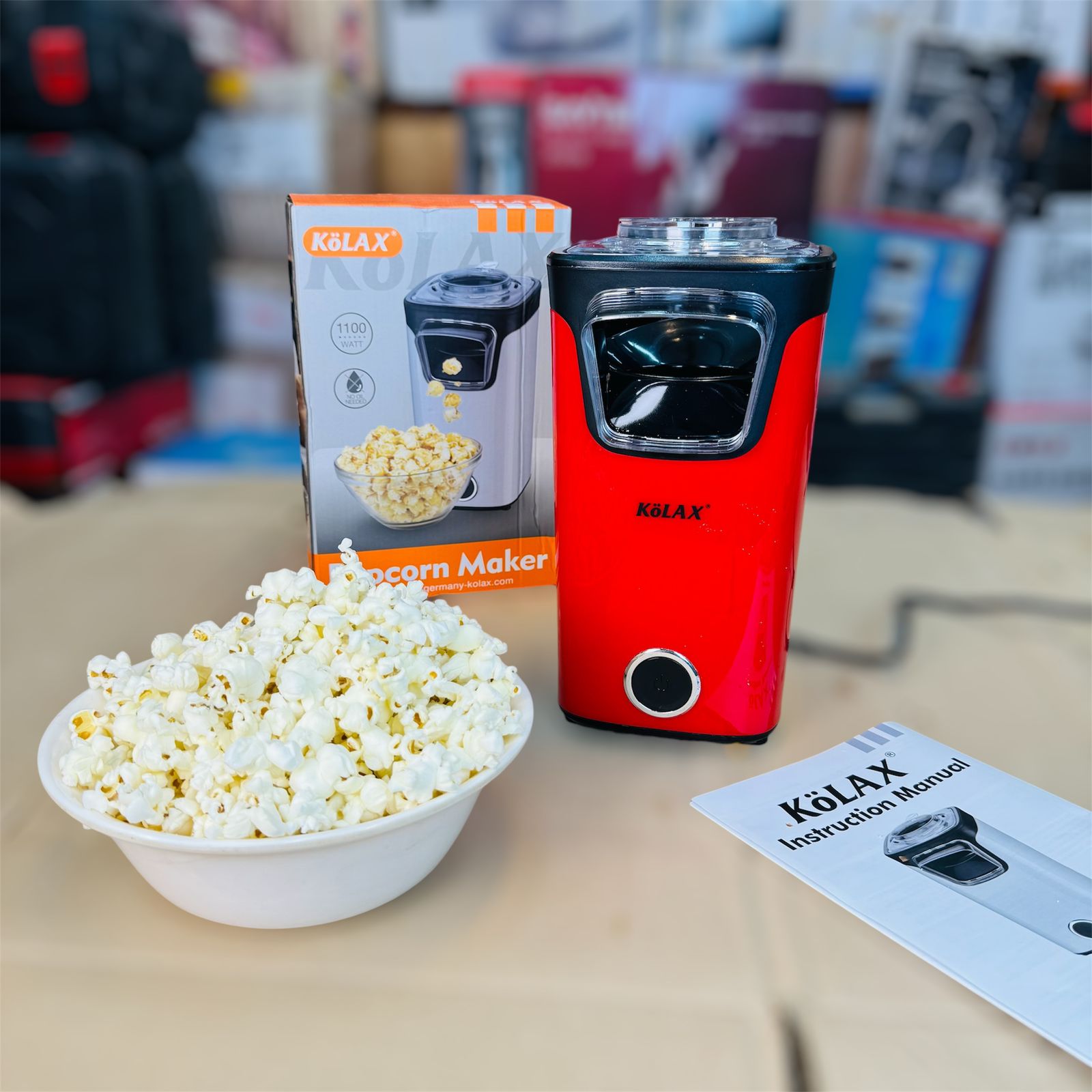 kolax germany popcorn maker – Geepas