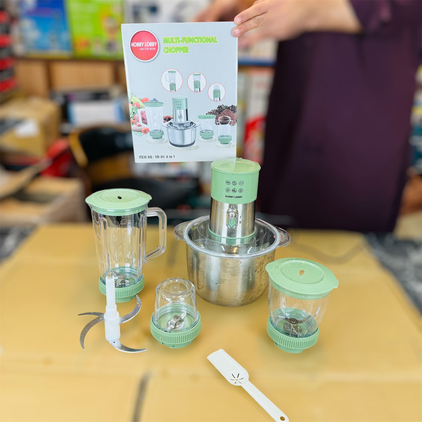 multifunction 4 in 1 food processer set – Geepas
