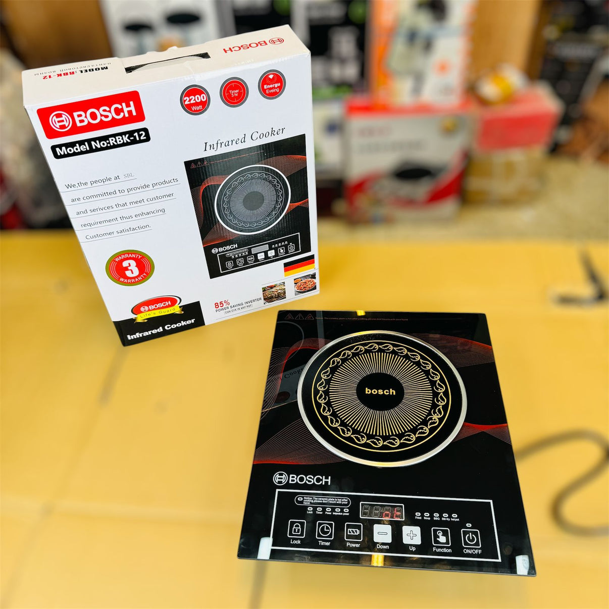 Bosch Infrared Cooker RBK-12 | Energy Efficient – Geepas