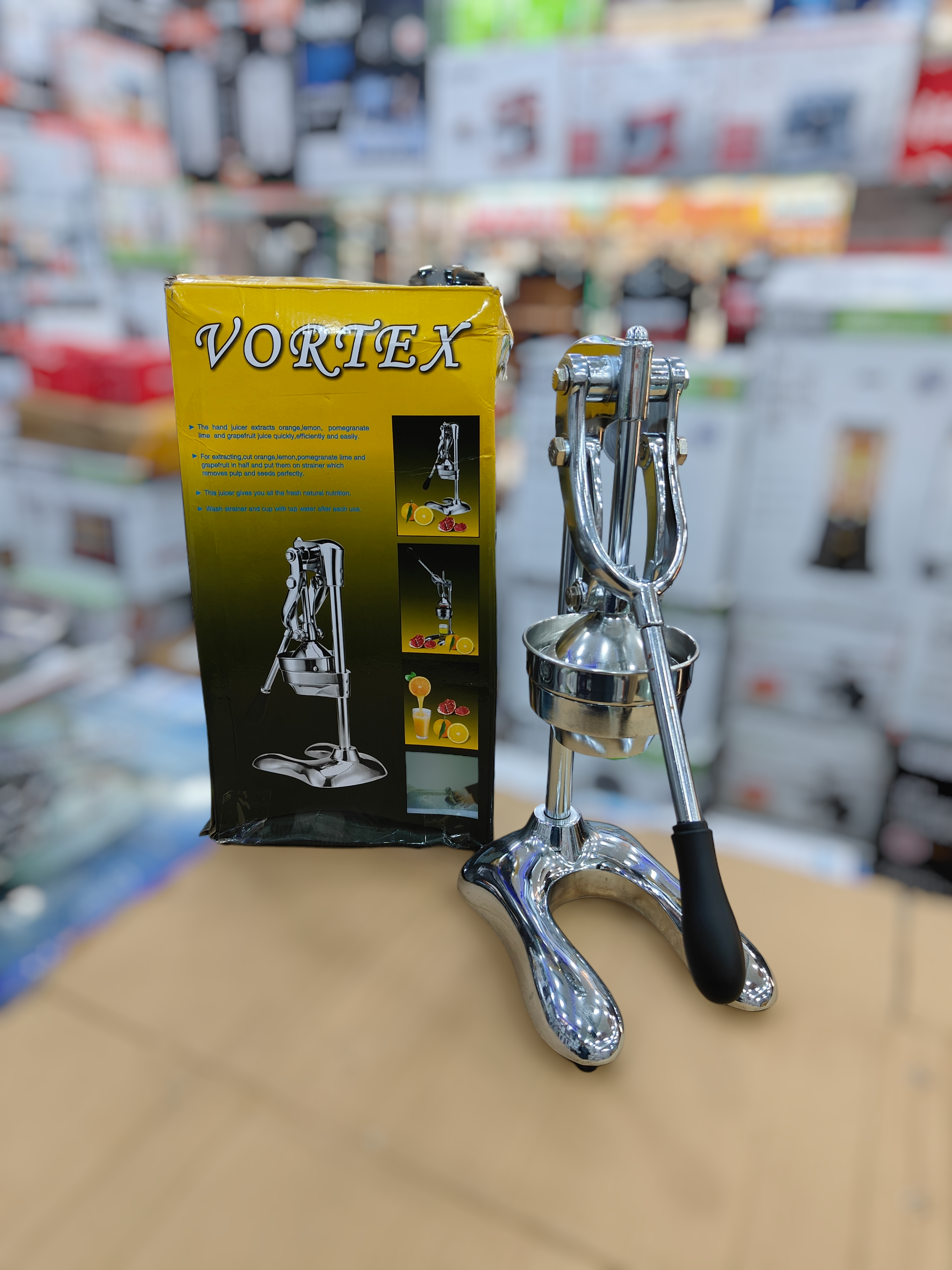 VORTEX stainless steel manual citrus – Geepas